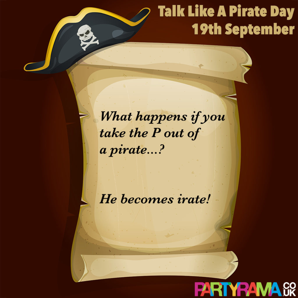 The Top 20 Pirate Jokes Partyrama Blog The Top 20 Pirate Jokes Partyrama Blog